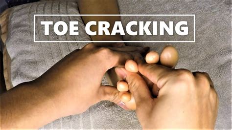 Toe Cracking Toe Massage With Tools Massage Asmr Youtube