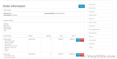 how to generate simple pdf invoice using fpdf library veryutils knowledge base
