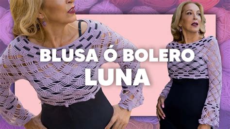 Tejer a CROCHET BLUSA LUNA SÚPER FÁCIL y rápido en TEJER ES DE GUAPAS