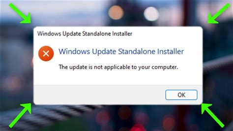 This Update Is Not Applicable To Your Computer Windows Update