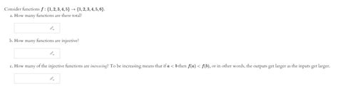 solved consider functions f {1 2 3 4 5} {1 2 3 4 5
