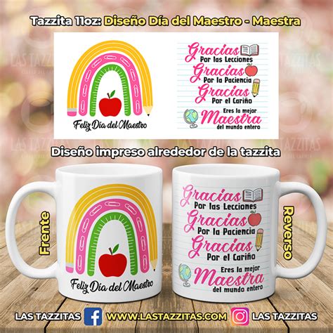 Diseño Día del Maestro Taza 11 Onzas Best Teacher Madison Crafts