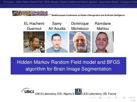 pdf hidden markov random field model and bfgs algorithm for brain image segmentation