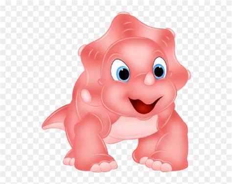 Pink Dinosaur Clip Art At Clker Dinosaur Cartoon Png Free