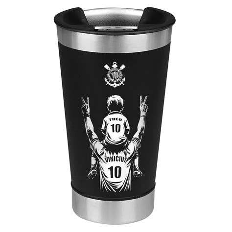Copo Térmico Cerveja Personalizado Pai e Filho Torcedores de Times