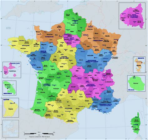 Carte France départements Voyage Carte Plan