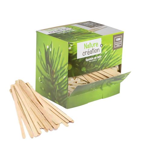 Spatule café en bois Touillette 110 mm Mini Box 1000 spatules