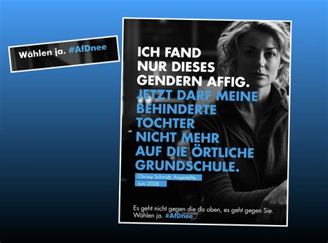 AfD Nee Kampagne dubiose Attacke dürfte nach hinten losgehen
