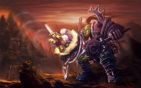 Hd Wallpaper Game Character Illustration World Of Warcraft Wow Orc