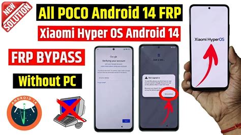 Xiaomi HyperOS Android 14 Frp Bypass 2024 All Poco Frp Bypass New