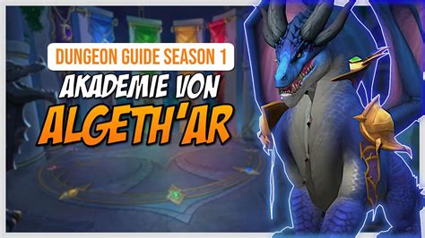 WoW Akademie Von Algeth Ar Dungeon Guide YouTube