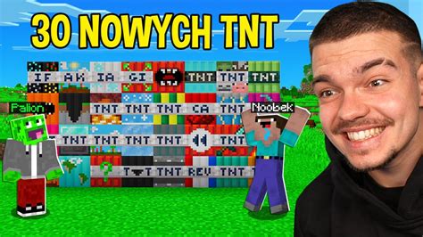 Testujemy Nowych Tnt Z Noobek W Minecraft Youtube