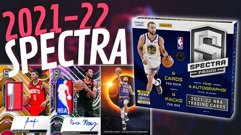 2021 22 Panini Spectra Basketball Hobby Box Opening NBA Trading Cards