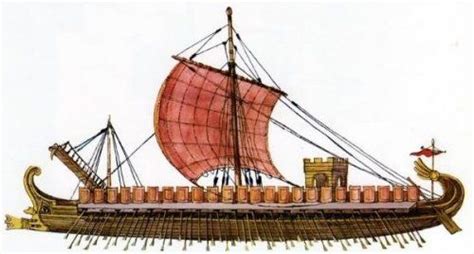 Roman Ships Warships Battleships Information For Roman Trireme