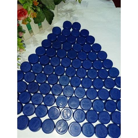 Jual Tutup Botol Bekas Aqua Leher Panjang 100Pcs Cuci Bersih Shopee