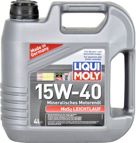 ᐉ Масло моторное Liqui Moly Mos2 Leichtlauf 15W 40 4 л