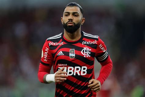 A reação de Gabigol após a declaração de Landim