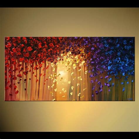 Abstract Art By Osnat Tzadok Blooming Tree Painting Modern Art