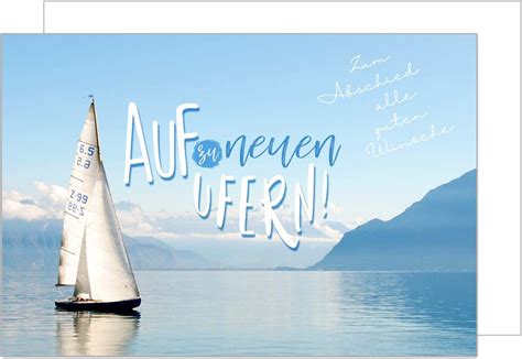 Edition Seidel Premium Glückwunschkarte zum Abschied mit Umschlag