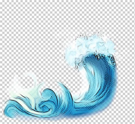 Agua Turquesa Fuente De Agua Onda De Viento Png Klipartz