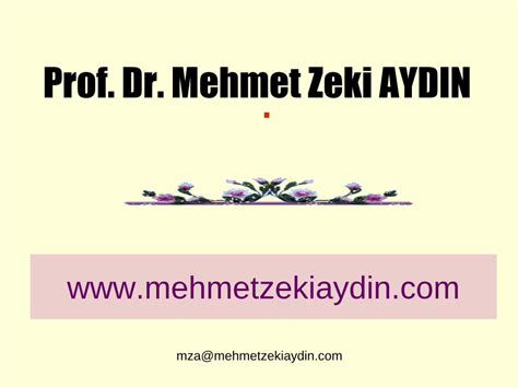 PDF Prof Dr Mehmet Zeki AYDIN 2018 05 04 Temel Kavramlar