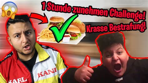 Wer Schafft Es In Stunde Mehr Zuzunehmen Challenge Mit Krasser