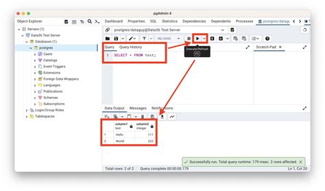 Test Pgadmin Sql Query Data