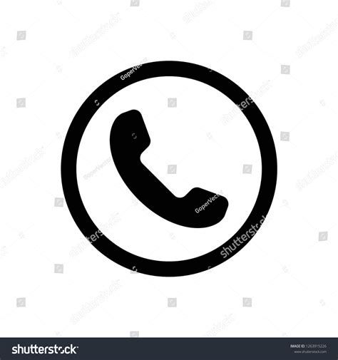 Phone Icon Vector Editable Eps10 vector de stock libre de regalías