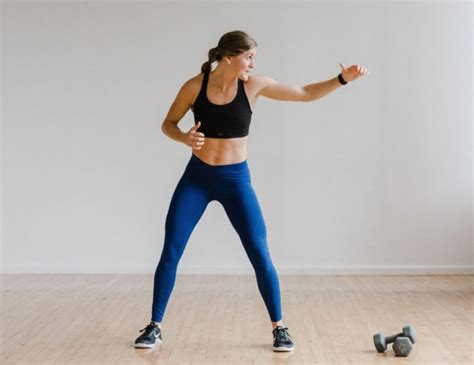 Minute Lower Body Dumbbell Workout Video Nourish Move Love