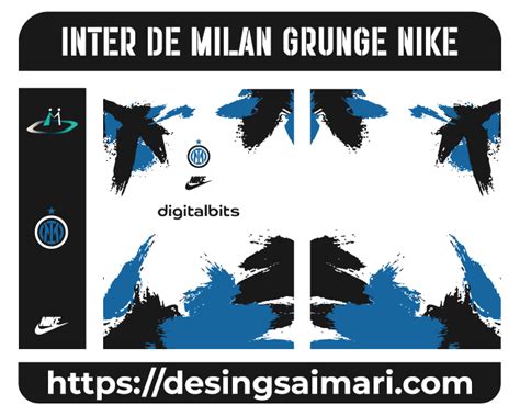 Inter De Milan Grunge Nike Desings Aimari