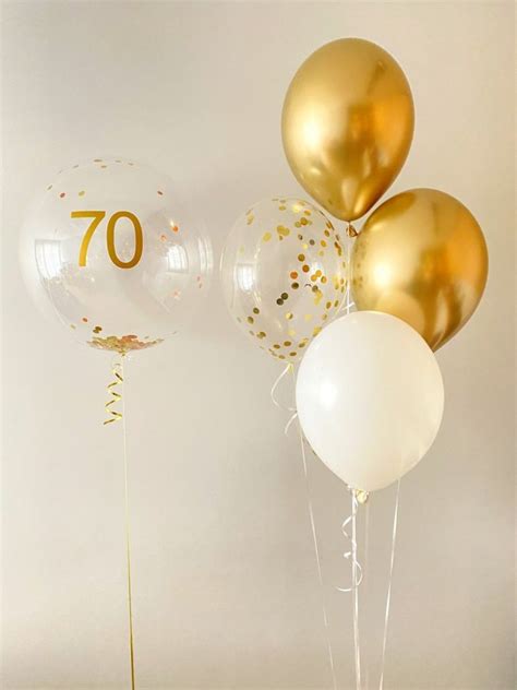 Balony Na 70 Urodziny Z Helem