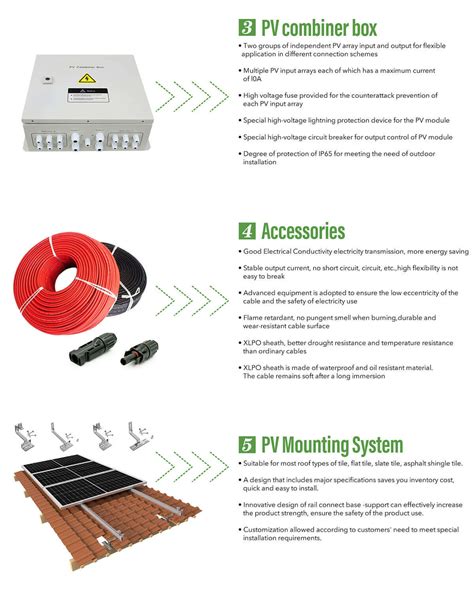 Neexgent Solar Energy Systems 5kw On Off Grid Tied Solar Power System Home