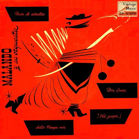Vintage Tango Nº 22 EPs Collectors Adios Pampa Mía by Malando And