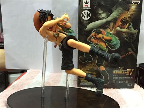Huong Anime One Piece 15CM SCultures BIG One Piece Portgas D Ace PVC