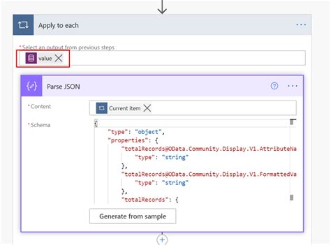 fetchxml aggregation in a flow using cds current environment connector power automate d365