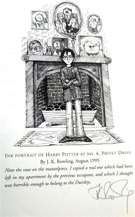 Harry Potter World On Twitter J K Rowling S Own Drawing Of Harry