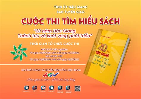Phát động Cuộc thi tìm hiểu sách 20 năm Hậu Giang Thành tựu và khát