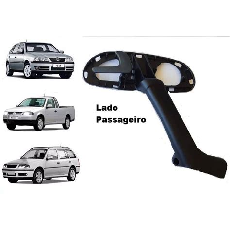 Puxador Interno De Porta Preto Gol Parati Saveiro G Gatilho Preto