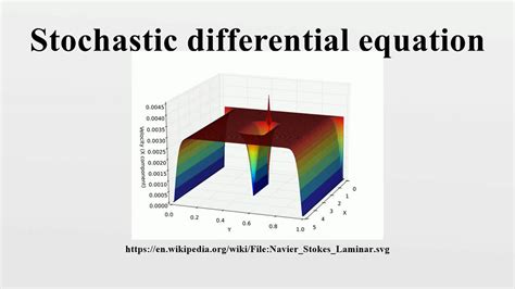 stochastic differential equation youtube