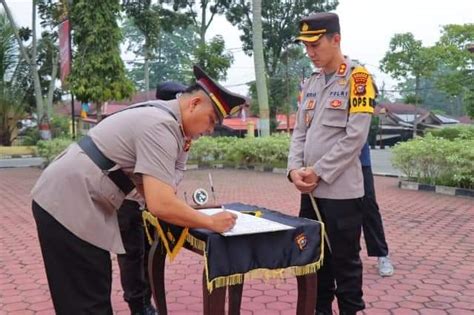 Pimpin Sertijab Kasat Samapta Ini Pesan Kapolres Rohil Bicara Apa Adanya