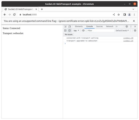 Socket IO With WebTransport Socket IO