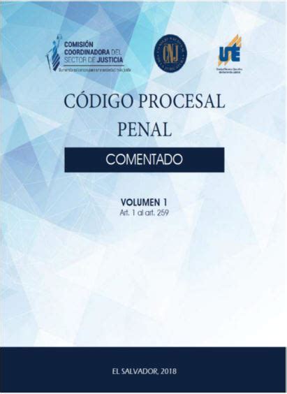 C Digo Procesal Penal Comentado Tomo I Unidad T Cnica Ejecutiva