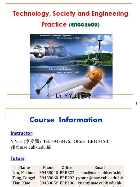 engg2600 lecture 1 introduction pdf engineering engineer