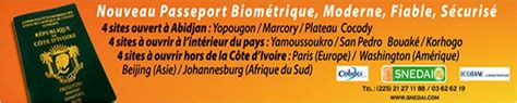 Application Form Formulaire De Demande De Passeport En Côte D ivoire