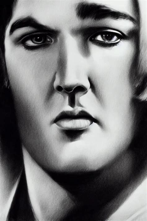 Elvis Presley Gorgeous Ethereal Close Up Stable Diffusion OpenArt