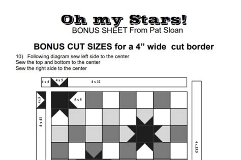 Oh My Stars Free Quilt Pattern By Pat Sloan Pat Sloan S I Love To