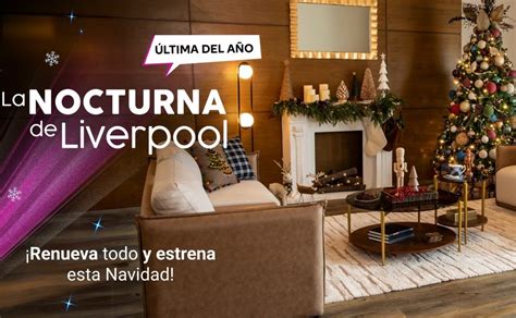 Qué promociones hay en la Venta Nocturna de Liverpool