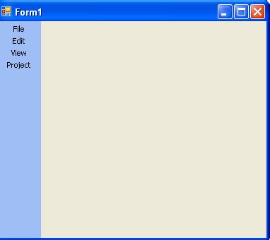 MenuStrip Control In VB NET