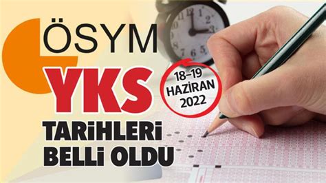 YKS tarihi belli oldu Son Dakika Eğitim Haberleri