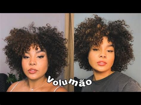 Como Dar Volume No Cabelo Cacheado Sem Perder Os Cachos Youtube